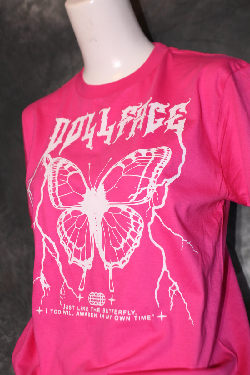 Hot Pink Butterfly – Doll Face Club