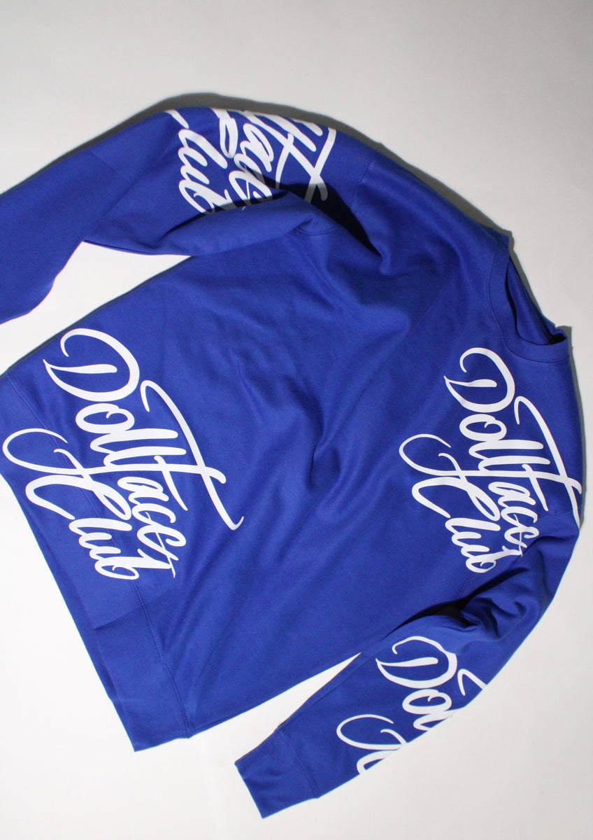 Royal Blue Crew – Doll Face Club